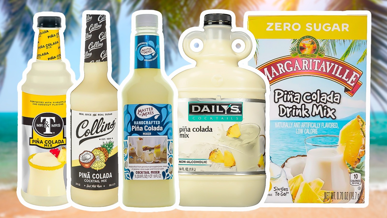 14 Store-Bought Piña Colada Mixes, Ranked
