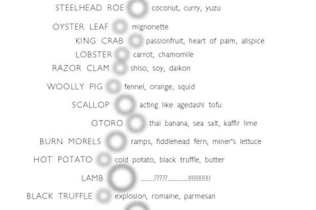 9 Artsy Restaurant Menus