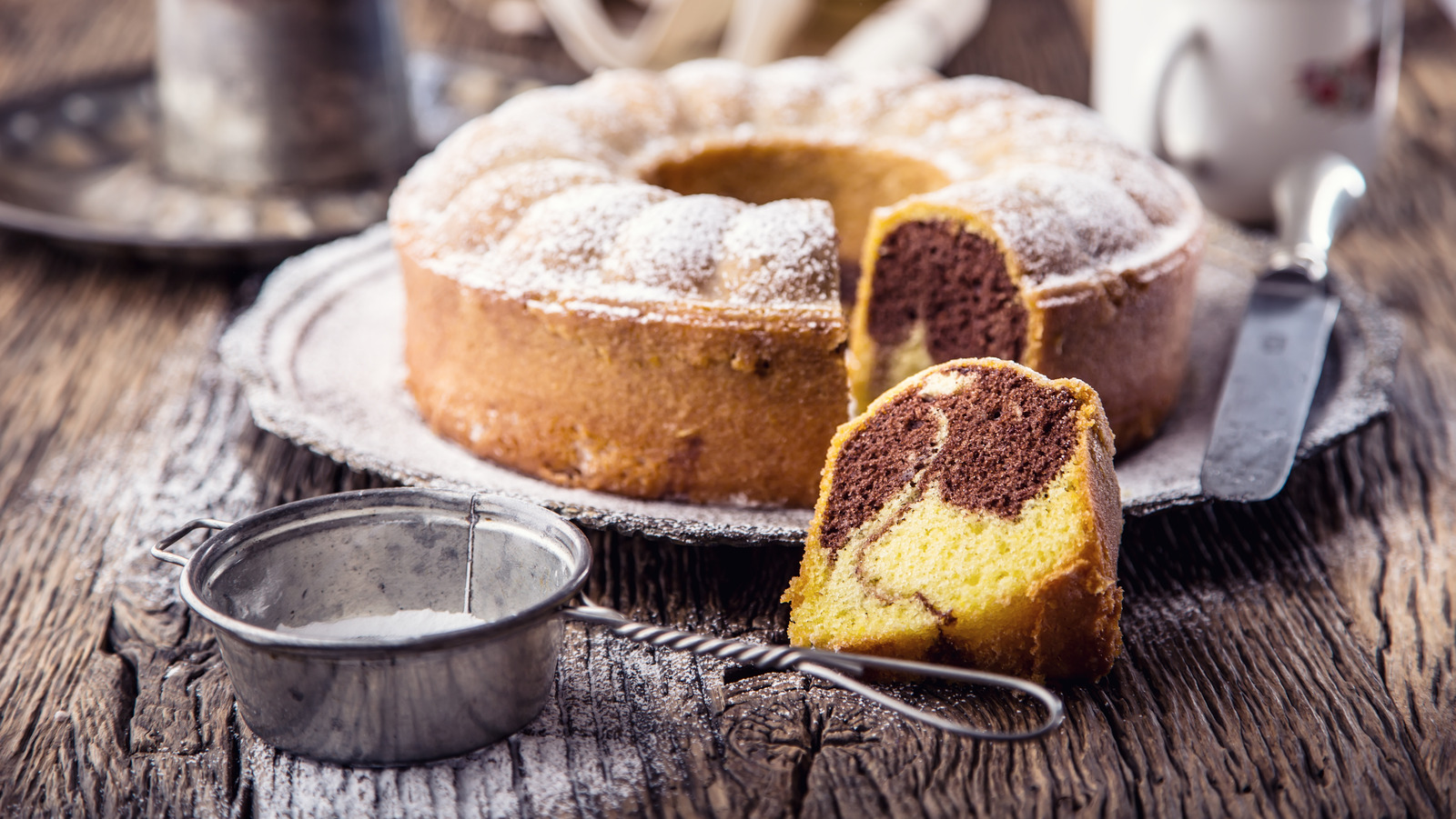 A Classic Philly Fluff Cake Is Almost Like A Pound Cake, But Not Quite