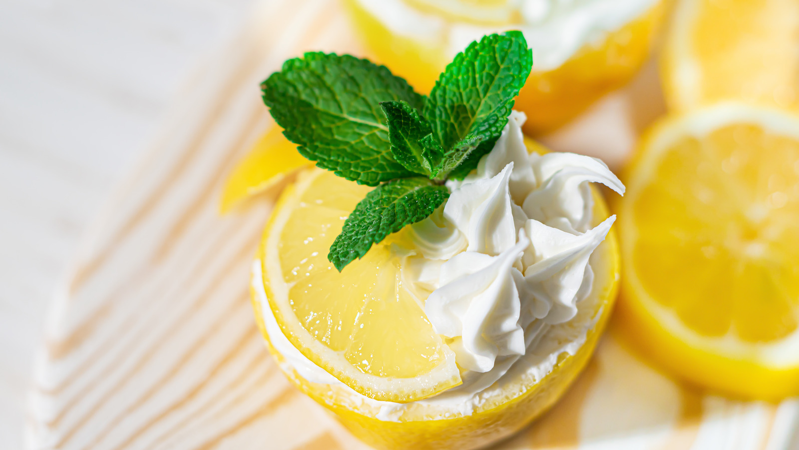 Amp Up Sorbets And Ice Creams By Serving Them In A Lemon Rind