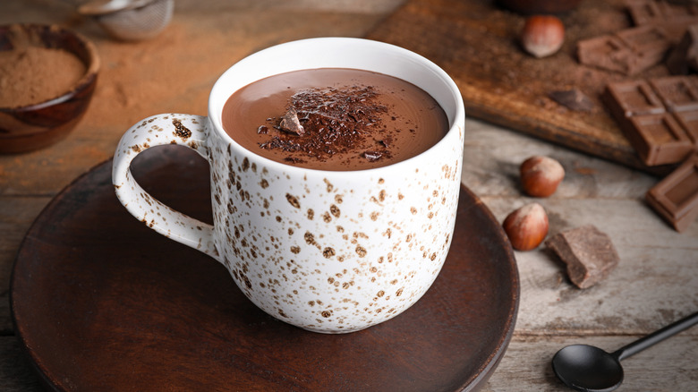 Amp Up Your Homemade Hot Cocoa With A Bit Of White Chocolate