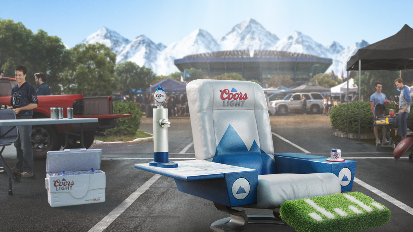 Coors Light Is Selling The Ultimate Tailgating 'Chill Throne' This ...