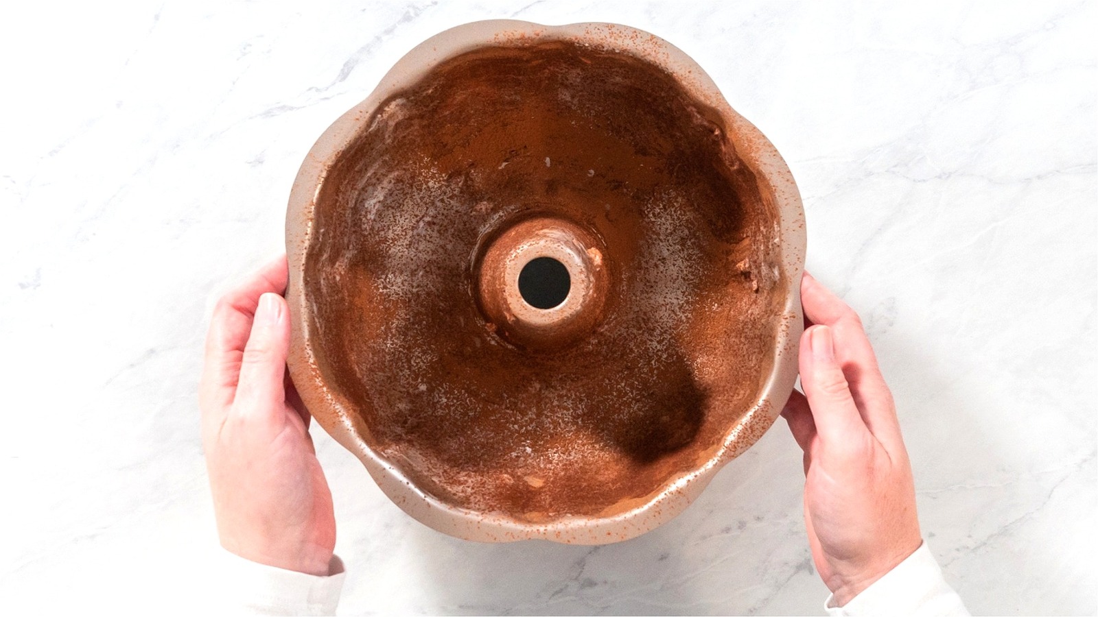 Dust Your Baking Pan With Cocoa Powder For Some Extra Chocolatey Goodness