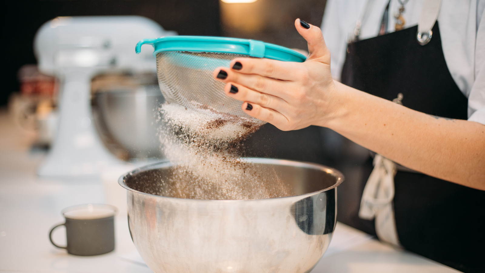 Finally, A Way To Make Cleaning A Sieve A Breeze