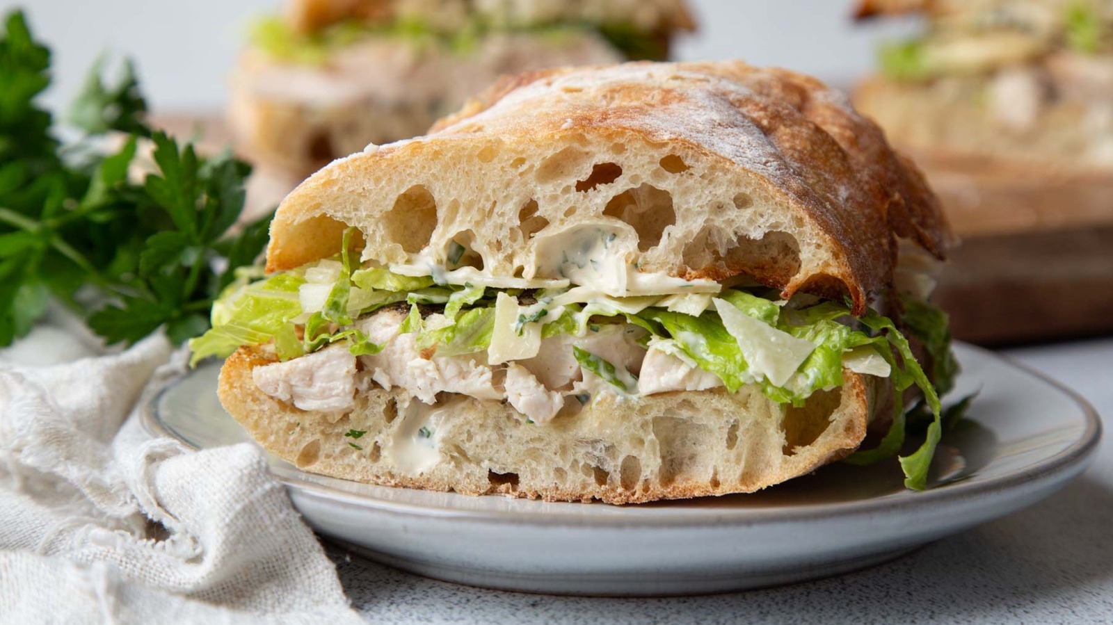 Grilled Chicken Caesar Sandwich Recipe