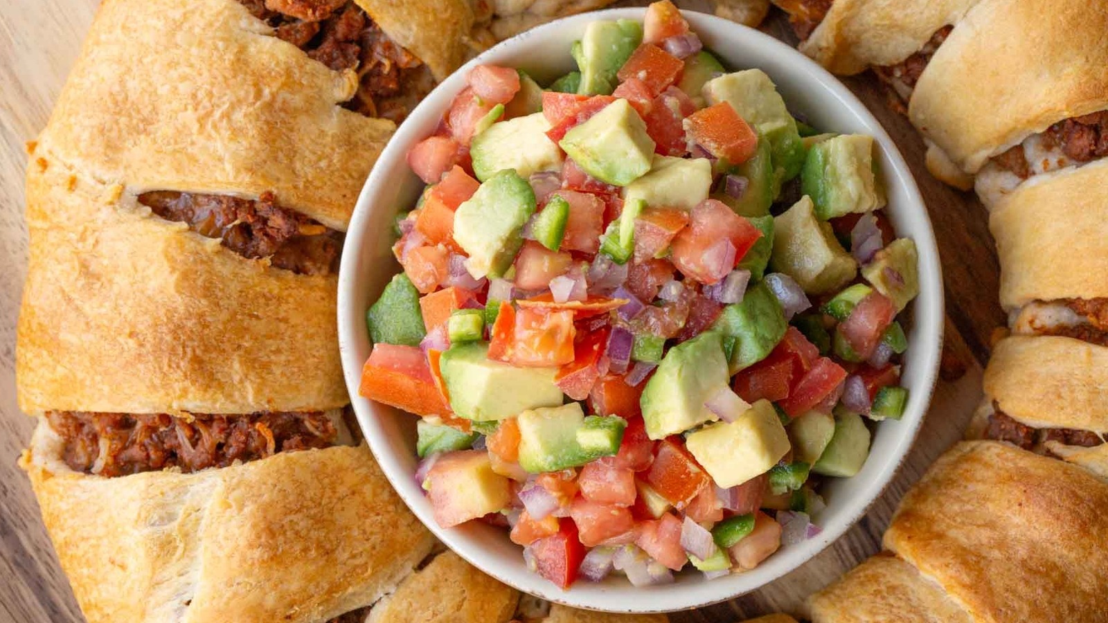 Ground Turkey Taco Ring Recipe