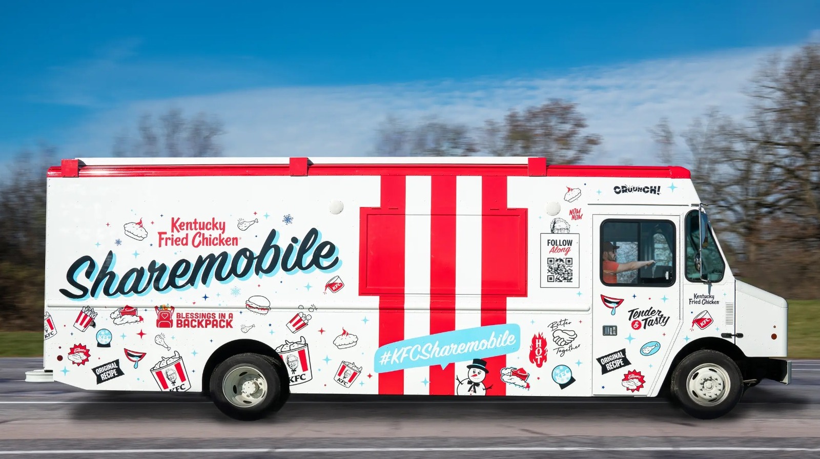 KFC Is Sending Free Meals To Food-Insecure Cities With Their 'Sharemobile'