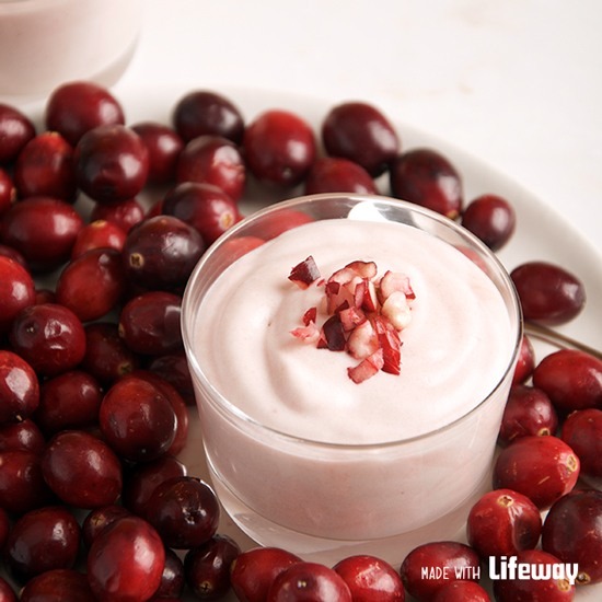 Lifeway Foods Cranberry Crème Brûlée Kefir Mousse