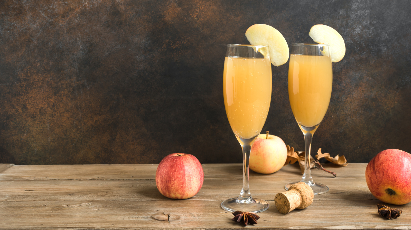 Make Your Next Bellini With Apple Cider For A Cozy Fall Touch