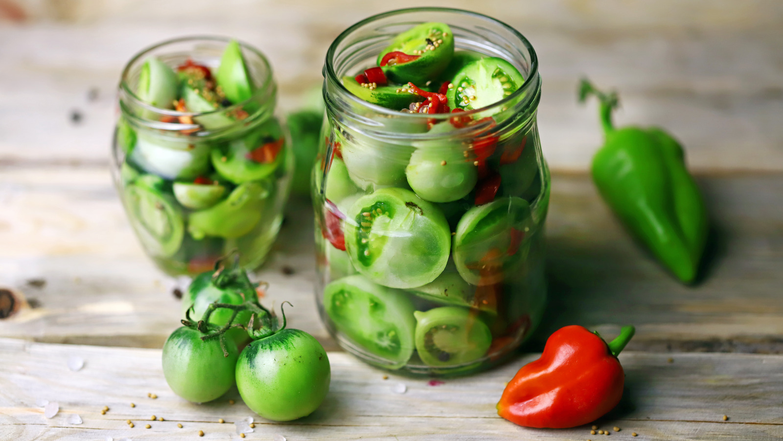 Pickled Green Tomatoes Are A Little-Known Condiment Perfect For Summer