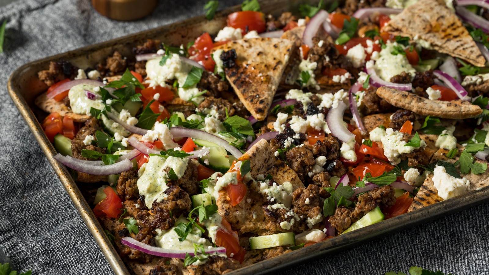 Pita Chips Are Key For Deliciously Unique Greek Nachos