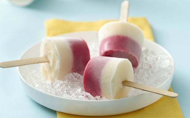 Raspberry Lemonade Ice Pops