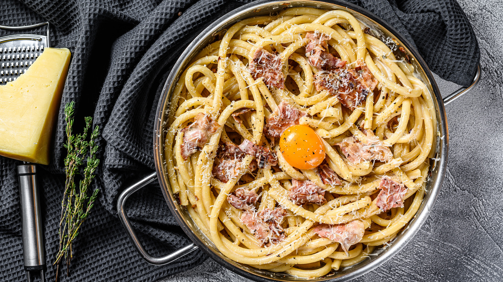 The Absolute Best Pasta Variety To Use For Carbonara