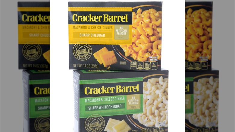 The Brand Behind Cracker Barrel's Boxed Mac And Cheese May Surprise You