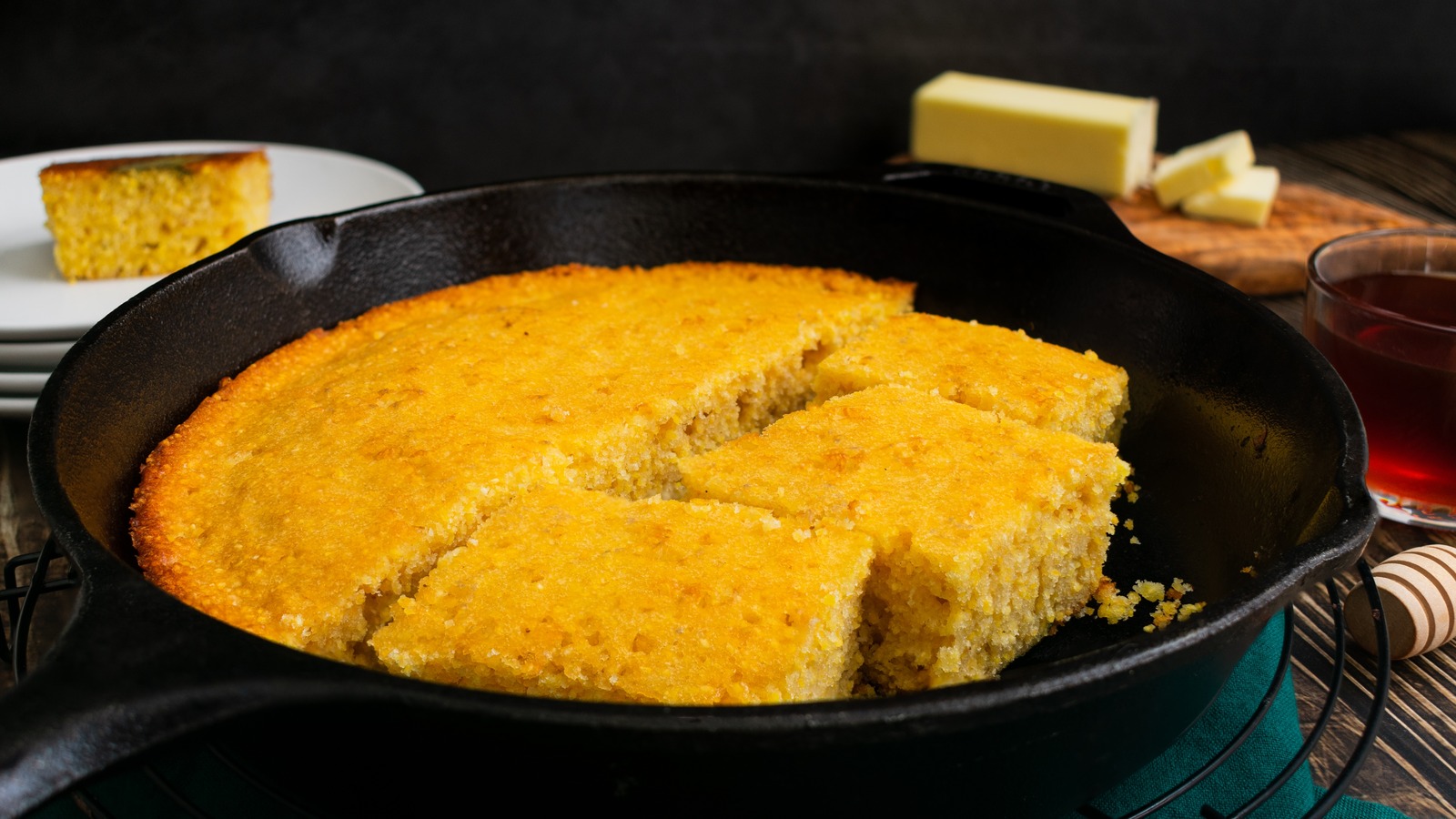 The Creamy Addition Alton Brown Adds For Unforgettable Cornbread