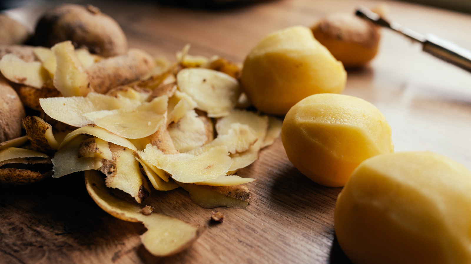 The Easiest Way To Get Your Potato Peels Right Off