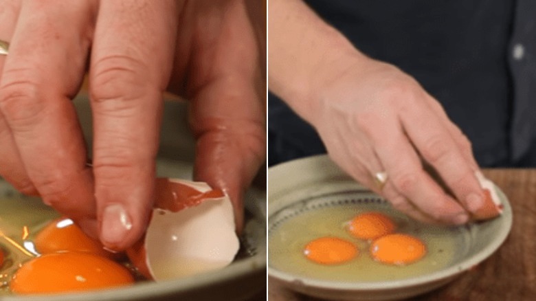 The Guaranteed Way To Crack An Egg Without Breaking The Yolk