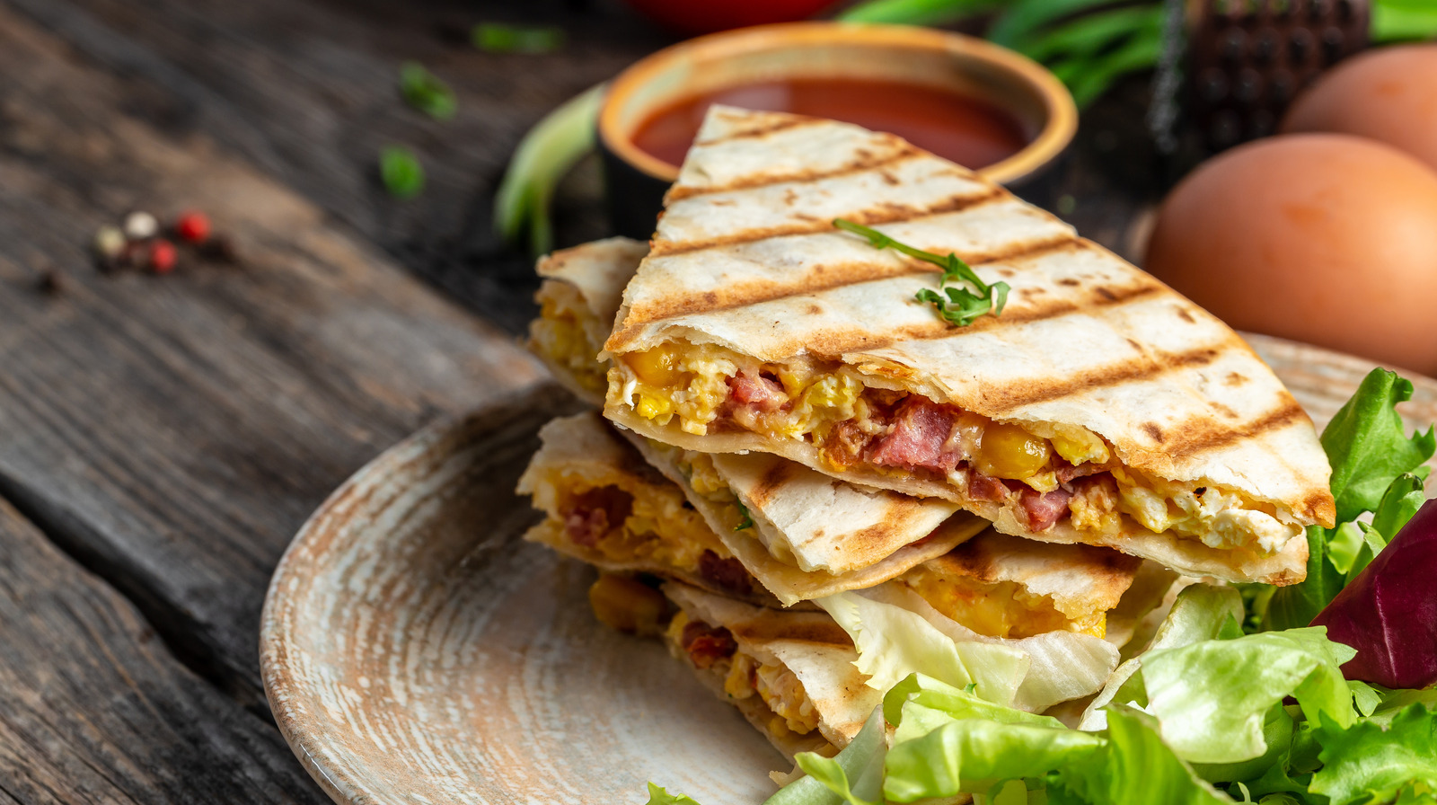 The Potato Addition That Will Take Your Breakfast Quesadillas Up A Notch