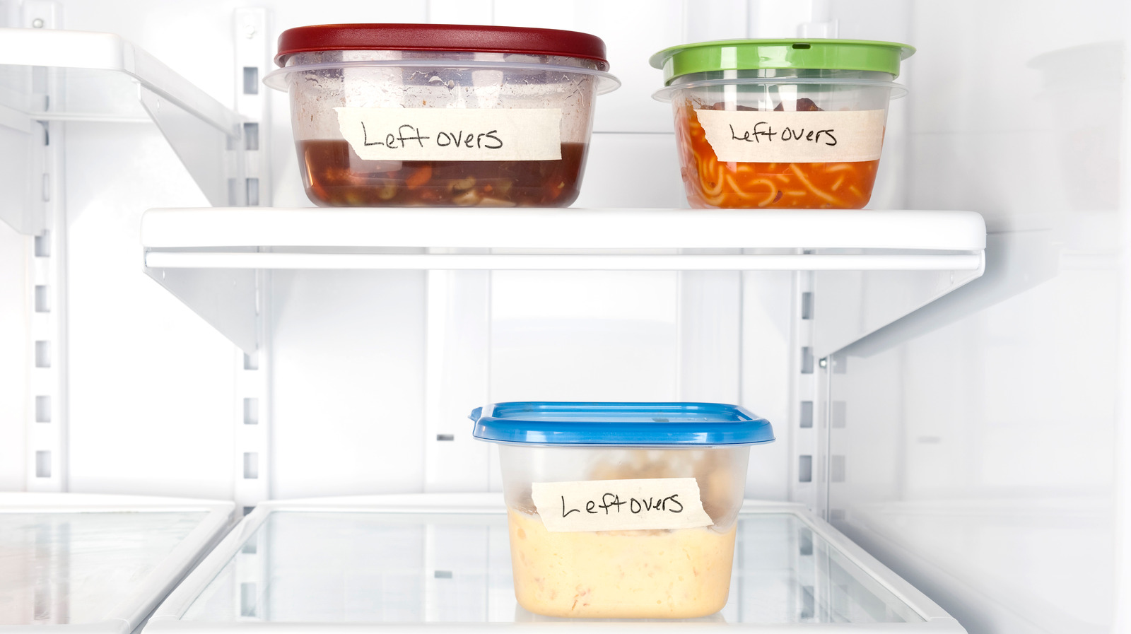 The Rule You Need To Remember For Returning Leftovers To The Fridge