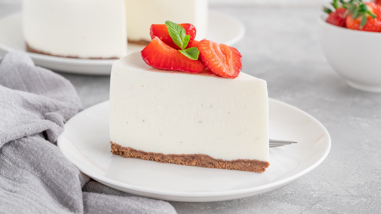 The Secret Ingredient For A Creamy No-Bake Cheesecake