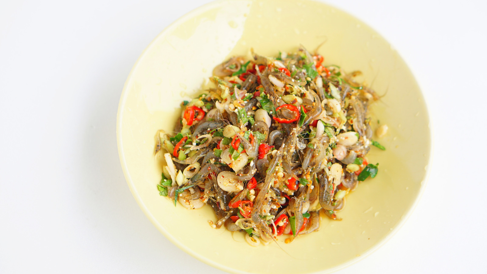 The Wildly Unique Thai Salad Featuring Live Shrimp