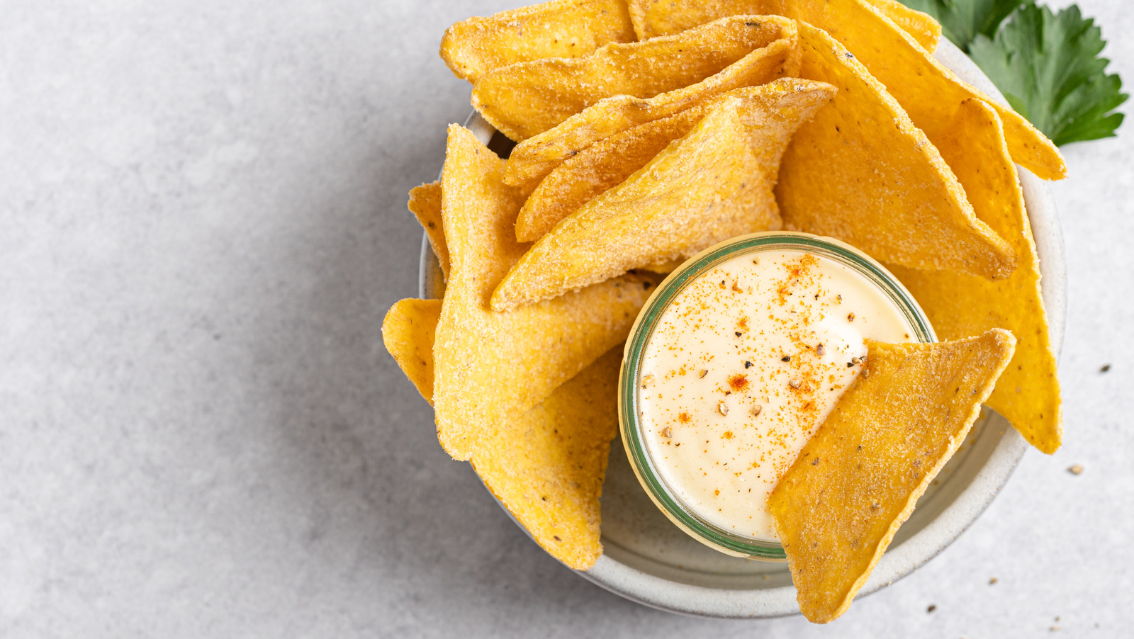The Wine Glass Hack For An Easy DIY Chip And Dip Bowl