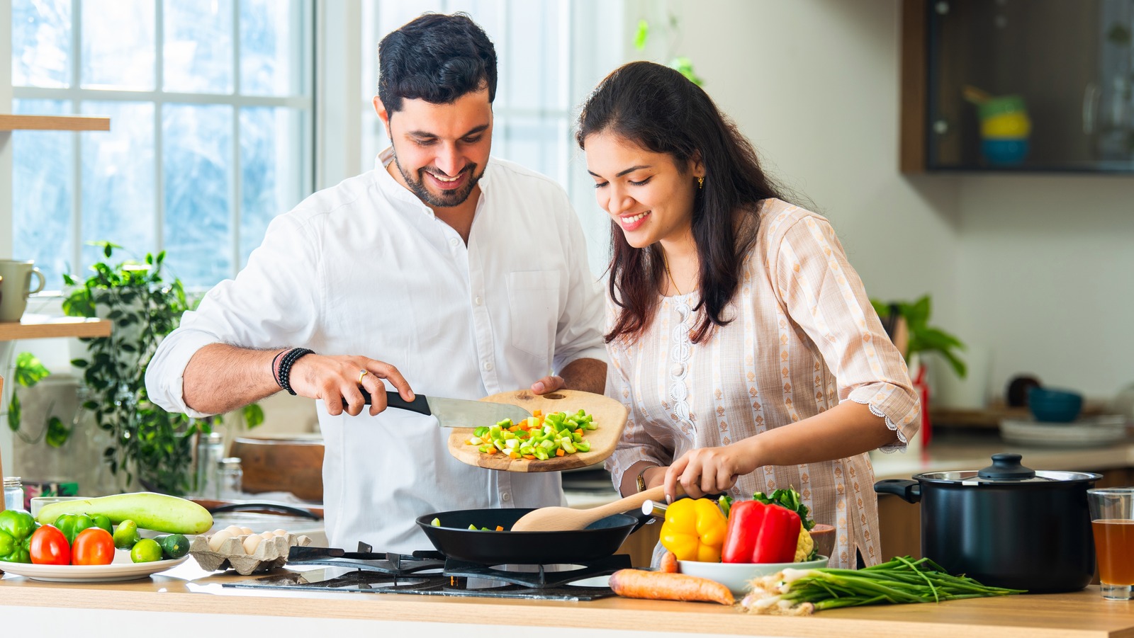 This Simple Step Makes Cooking With A Partner So Much Smoother