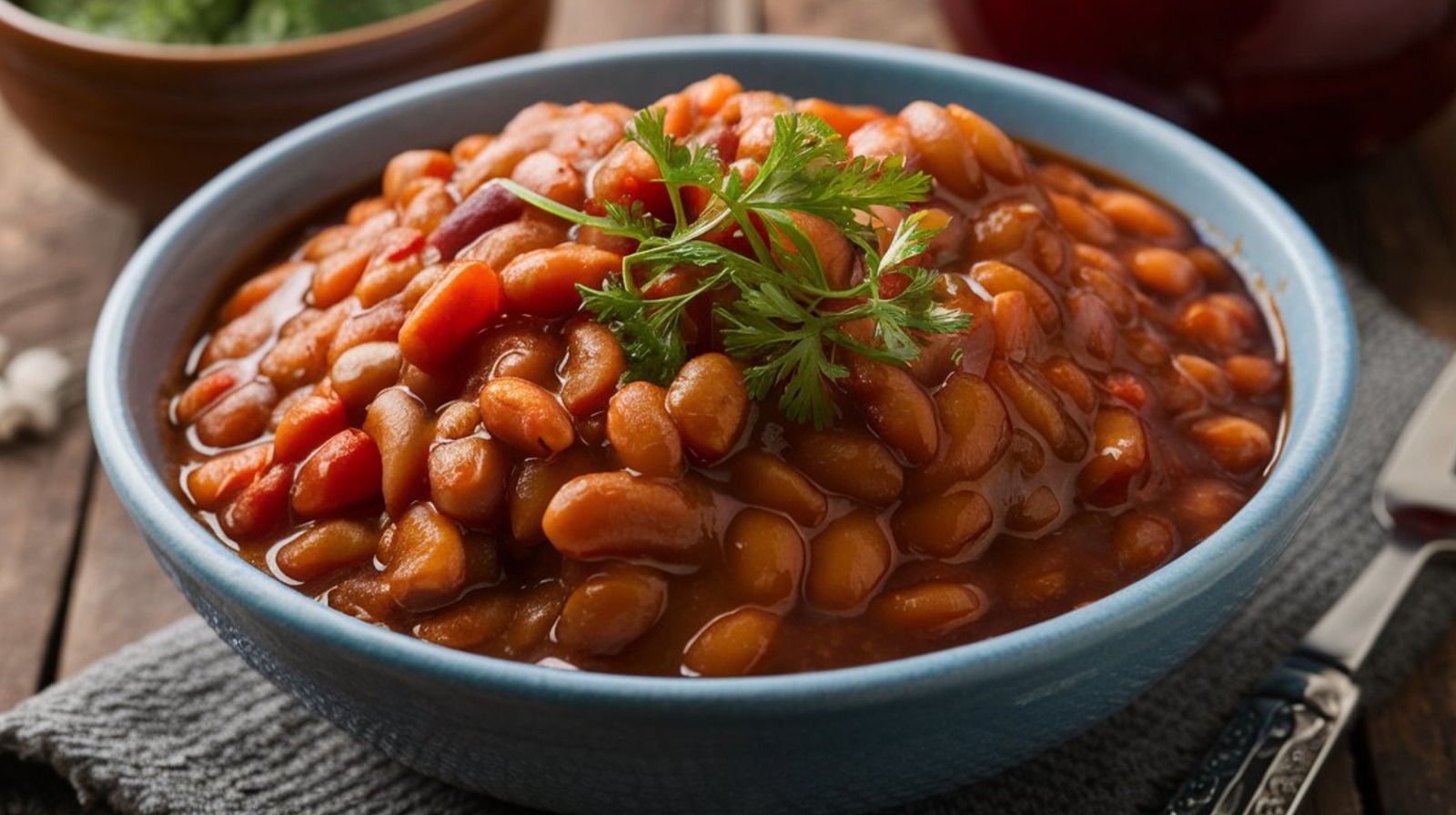Add Flavor To Baked Beans With Apple Cider Vinegar