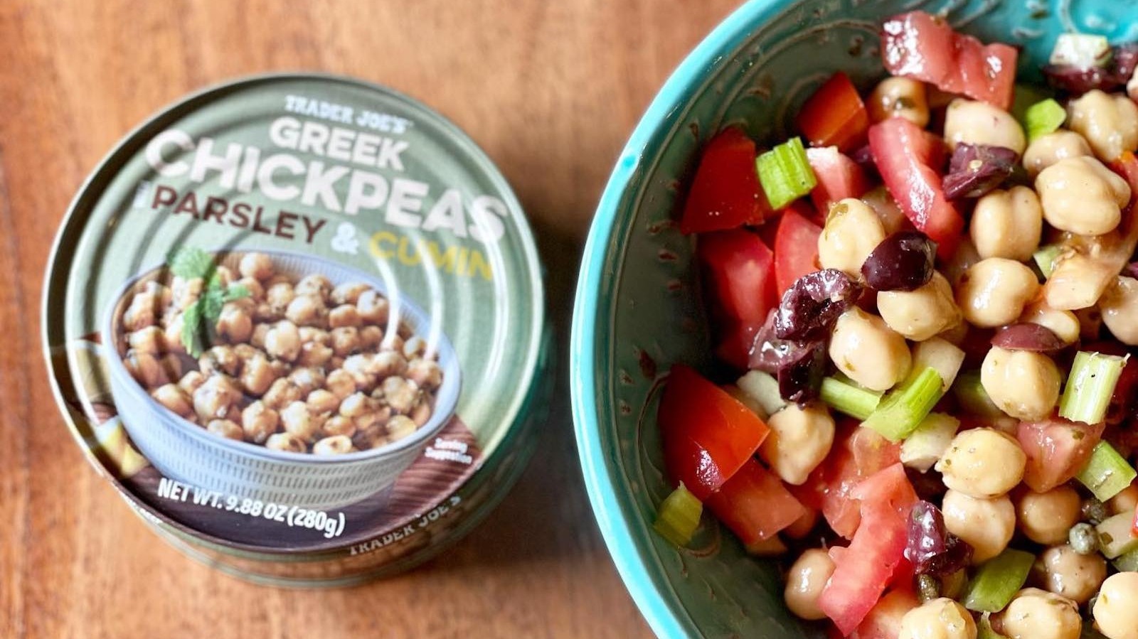 Toss Trader Joe's Canned Greek Chickpeas In The Air Fryer For A Crispy ...