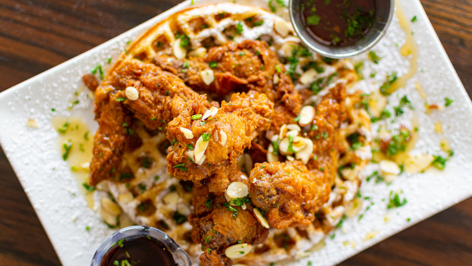 Upgrade Frozen Chicken Nuggets Into Sweet And Savory Chicken And Waffle ...