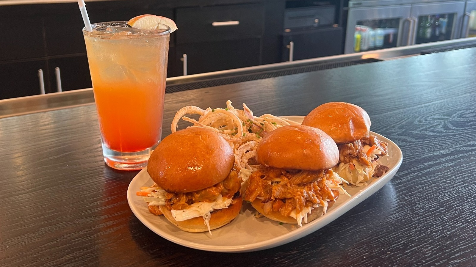 Wahlburgers' Apple Rye BBQ Pork Sliders And Bootlegger Apple Cider ...