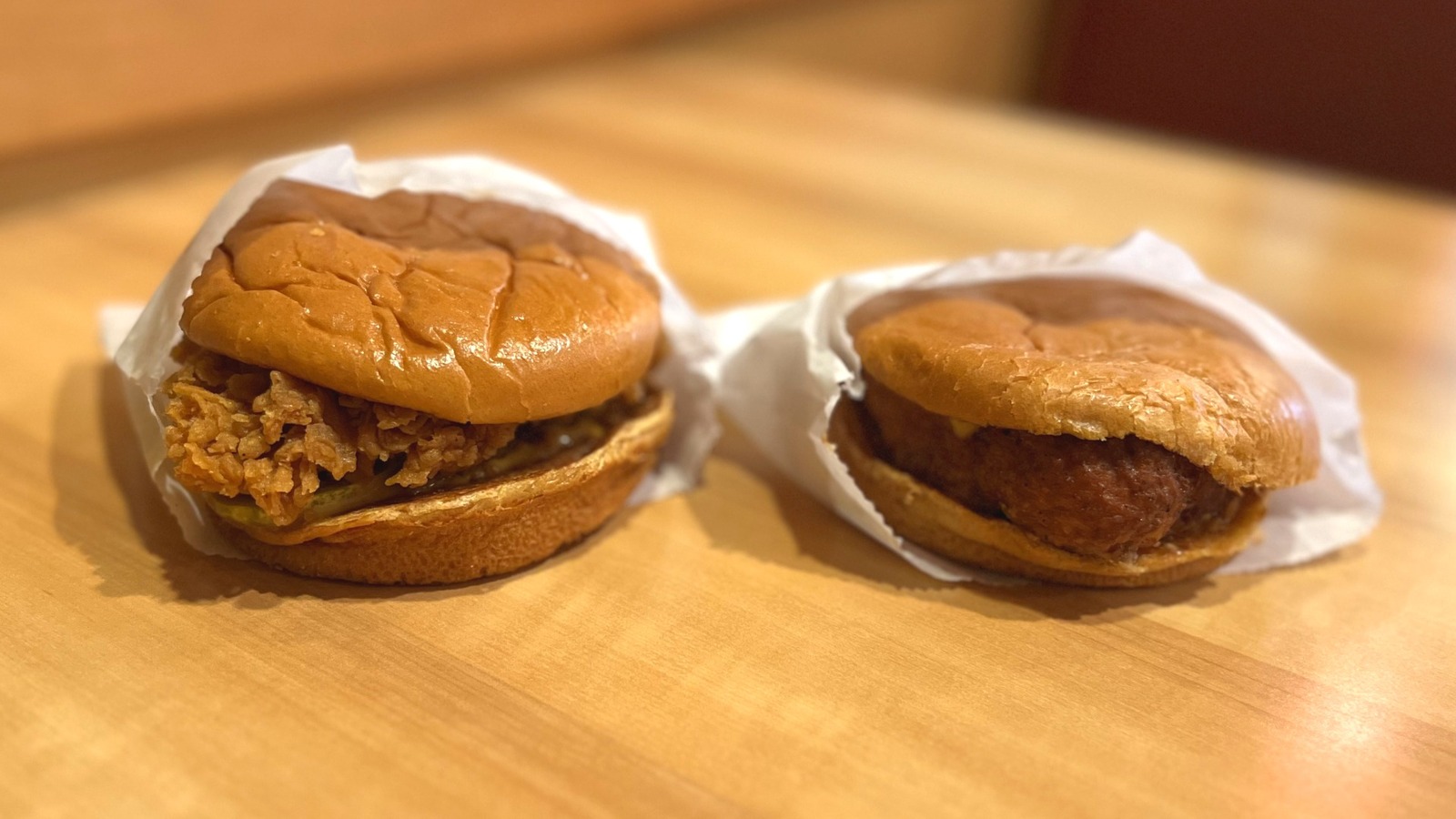 Popeyes' New Crispy And Blackened Golden BBQ Chicken Sandwiches Review