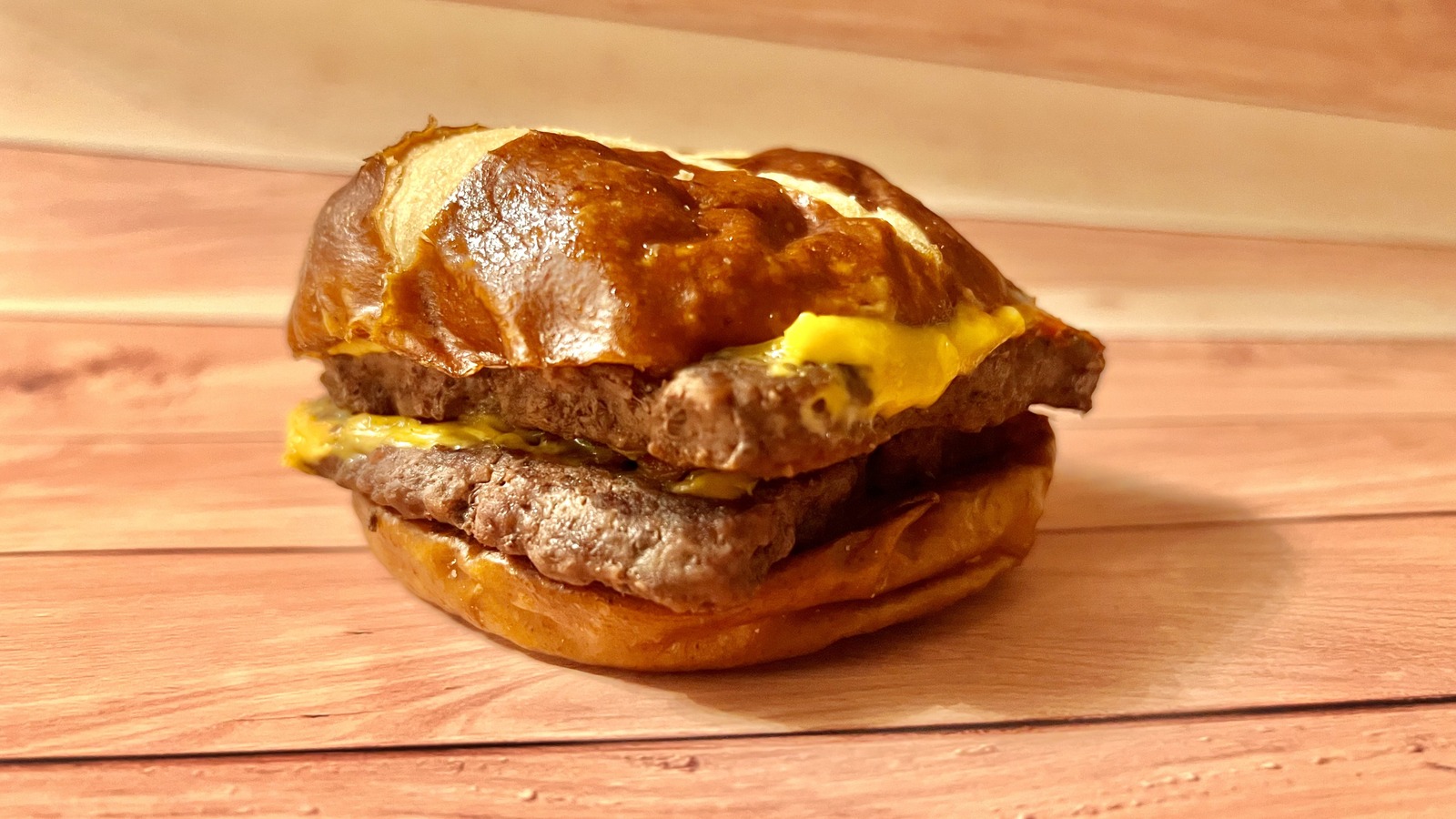 We Tried Wendy's Pretzel Baconator And It Met Our Expectations