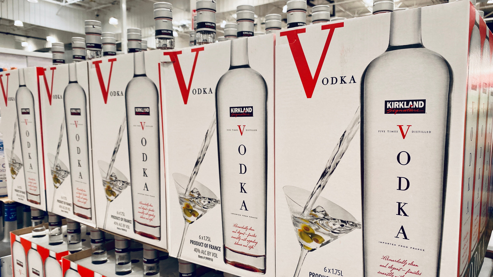 Why Costco's French Vodka Is The Most Iconic Kirkland Alcohol