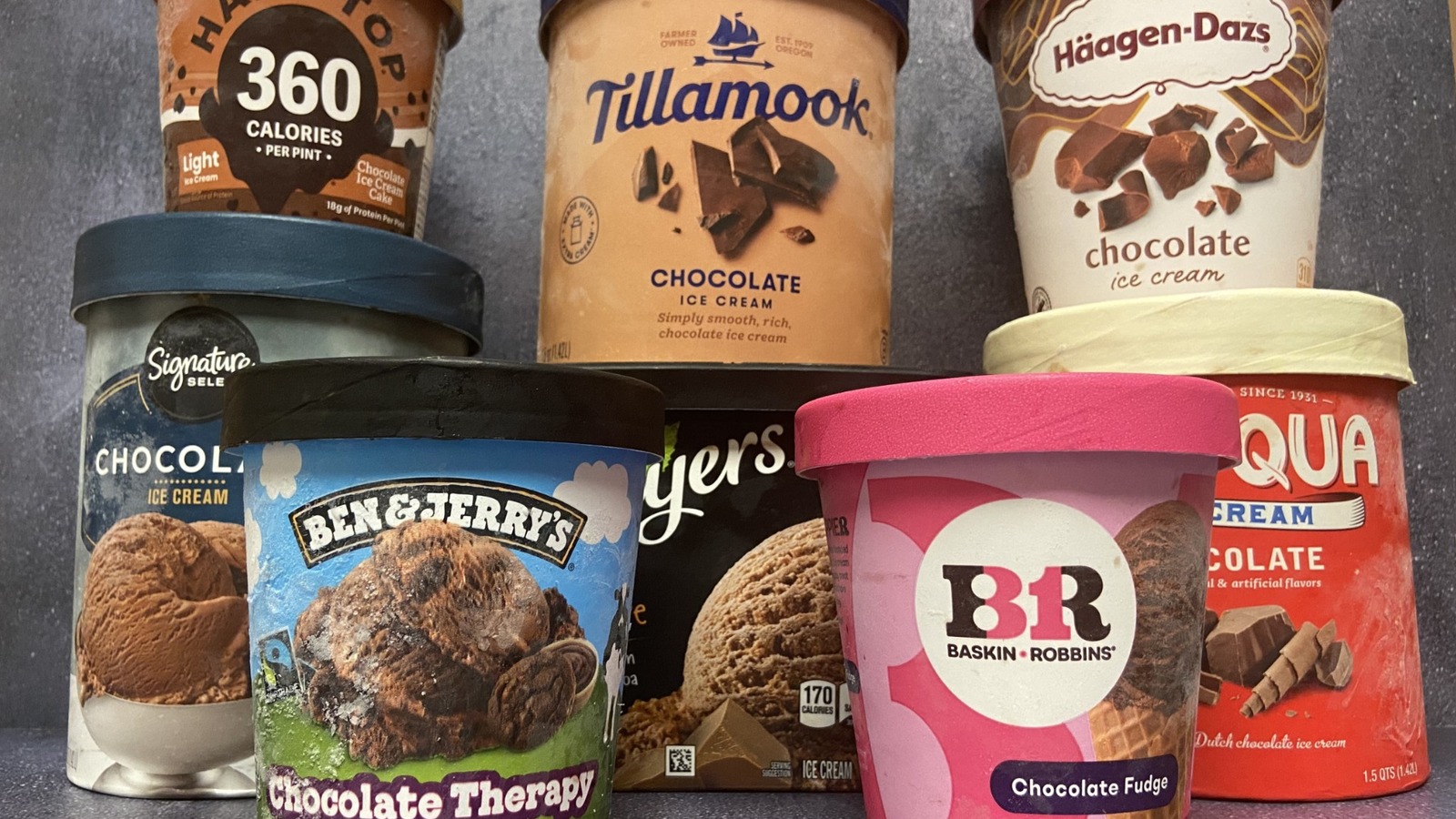 Why We Ranked This Chocolate Ice Cream As The Worst On Store Shelves