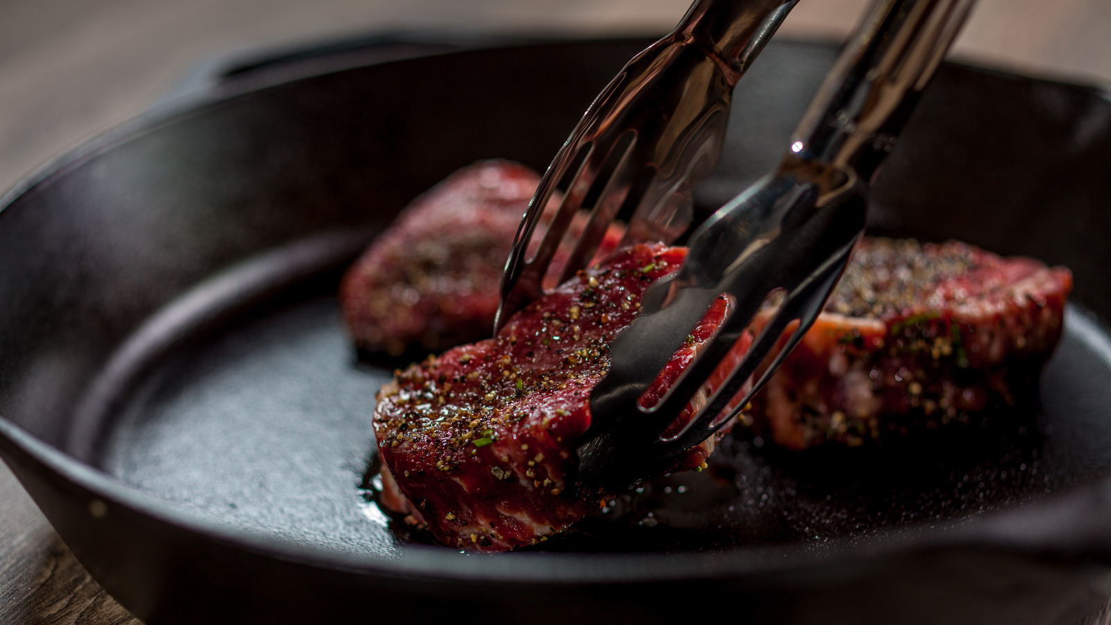 Why You May Want To Avoid Touching Your Steak While Searing