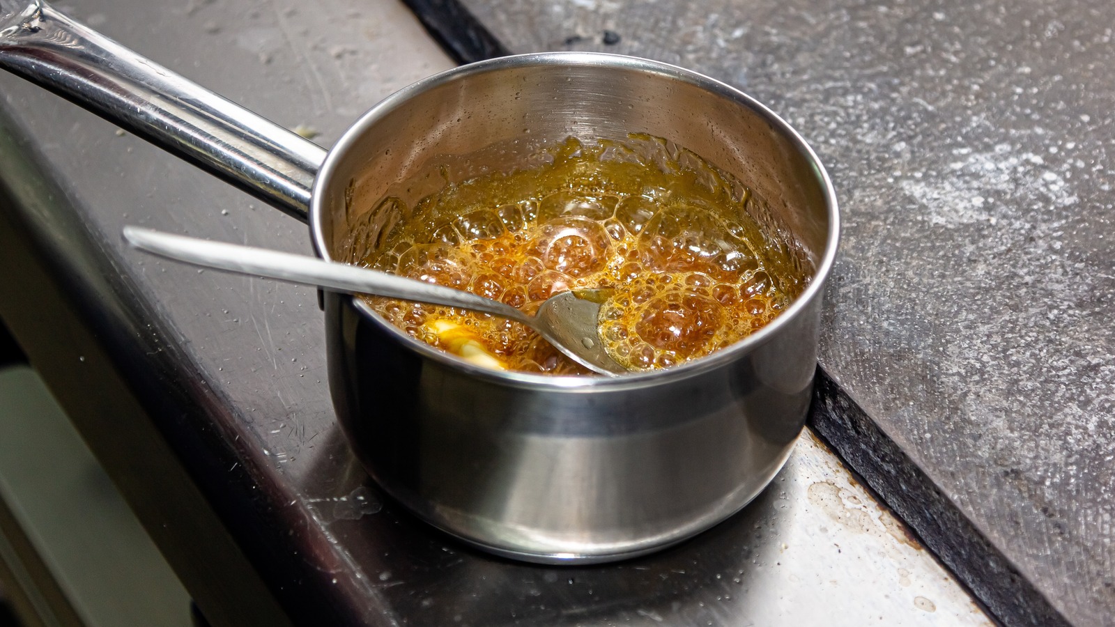 Why Your Spoon Matters When Stirring Melted Sugar