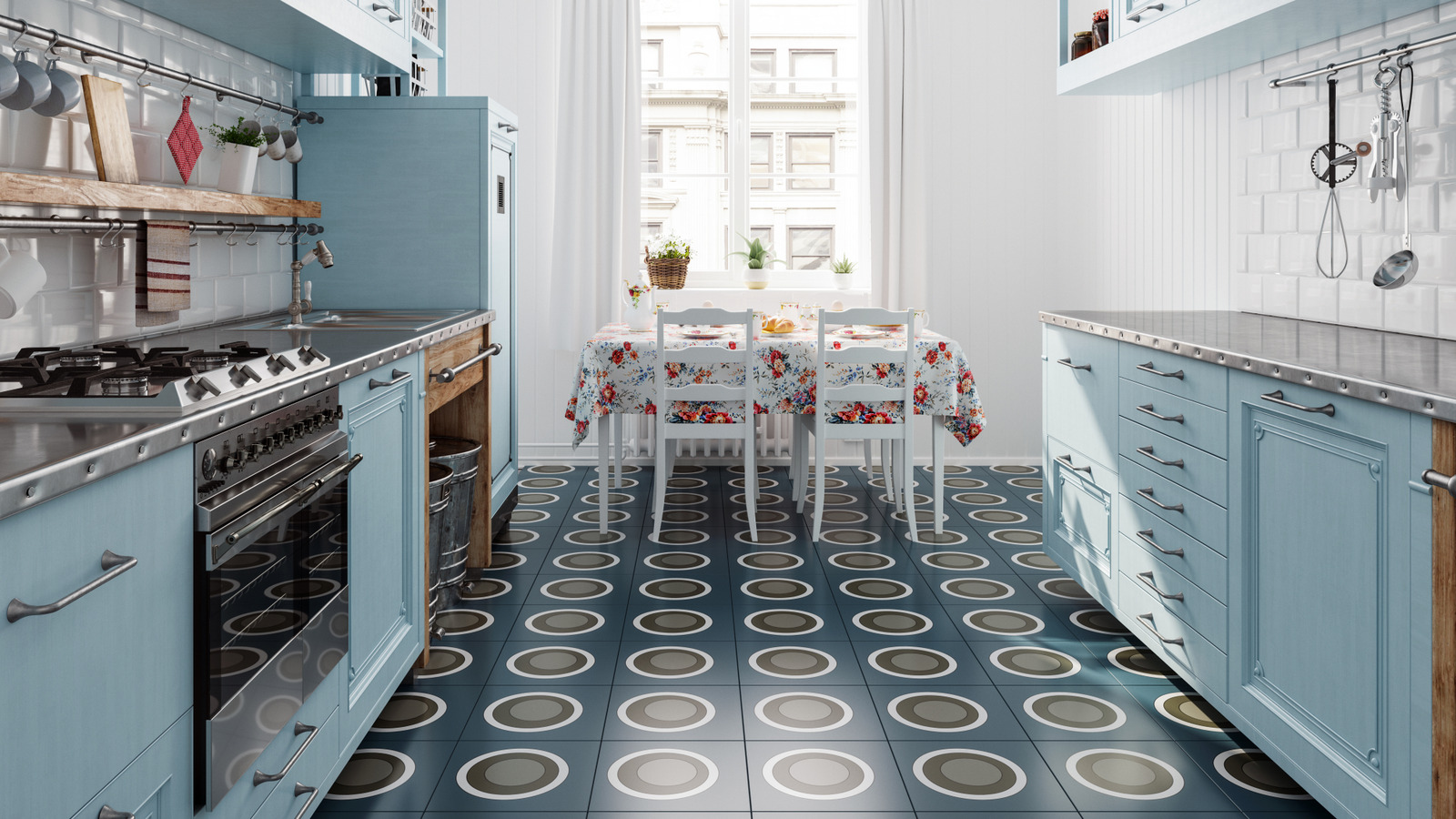 You Don't Need A Mop To Achieve Squeaky-Clean Kitchen Floors