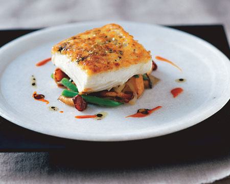 Potato-Crusted Halibut Recipe by Michael Schlow