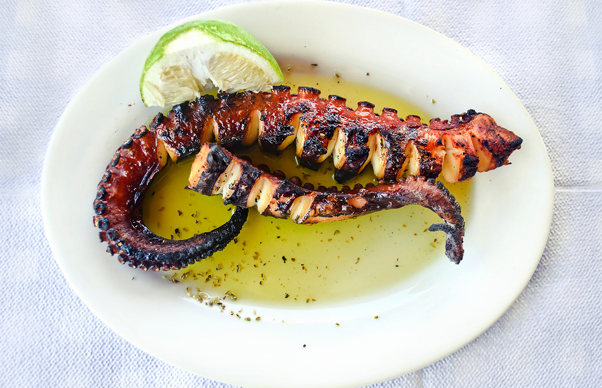 Grilled Octopus With Lemon and Olive Oil from The 50 Most Popular ...