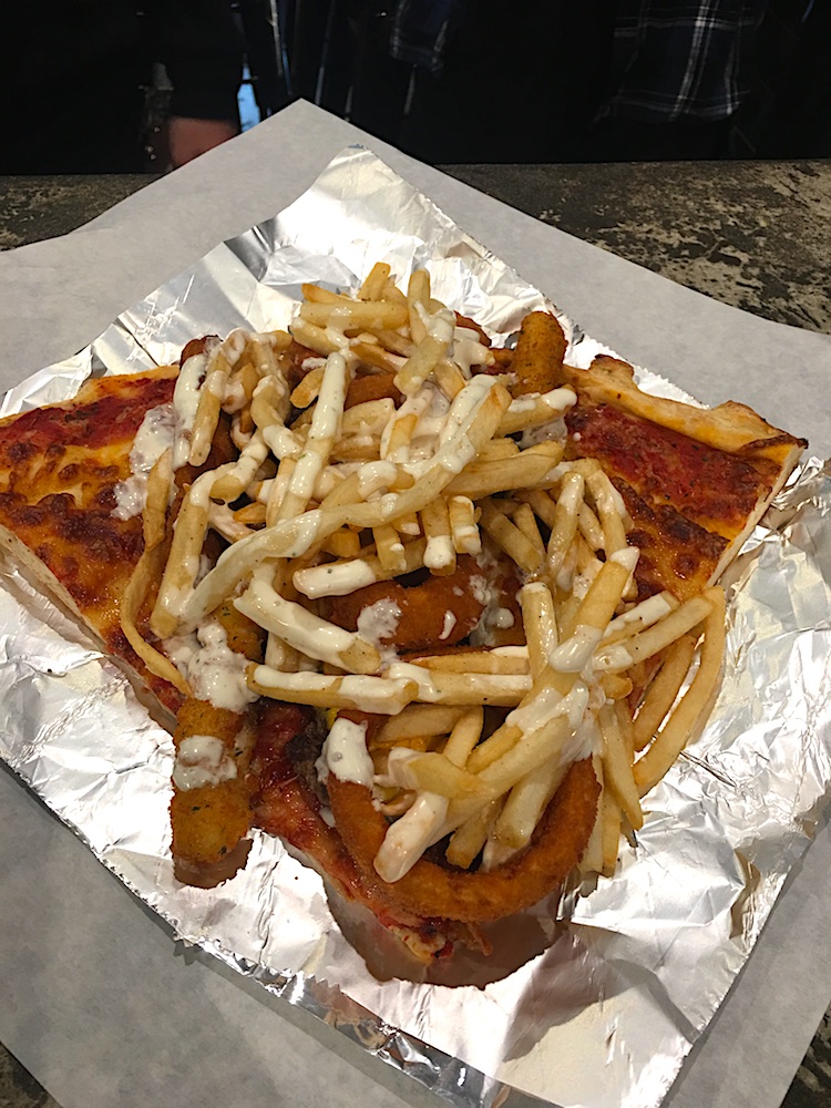 I Tried Fat Sal's Enormous 'Fat Fughettaboutit Pizza Sandwich' And I'll ...
