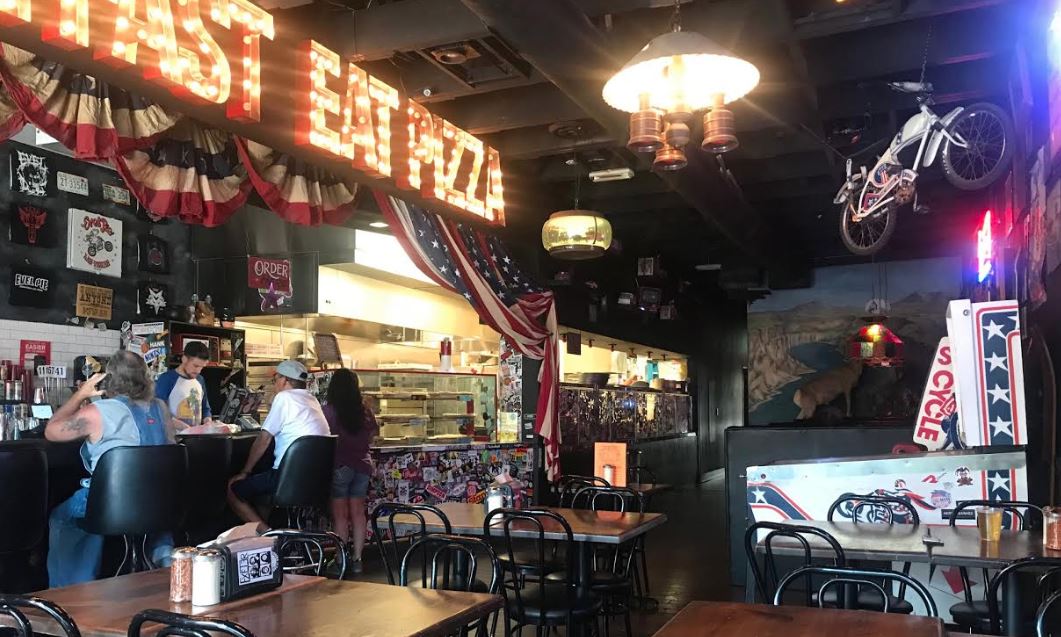 Las Vegas' Evel Pie: A Funky Joint Serving Great Pizza On Fremont Street