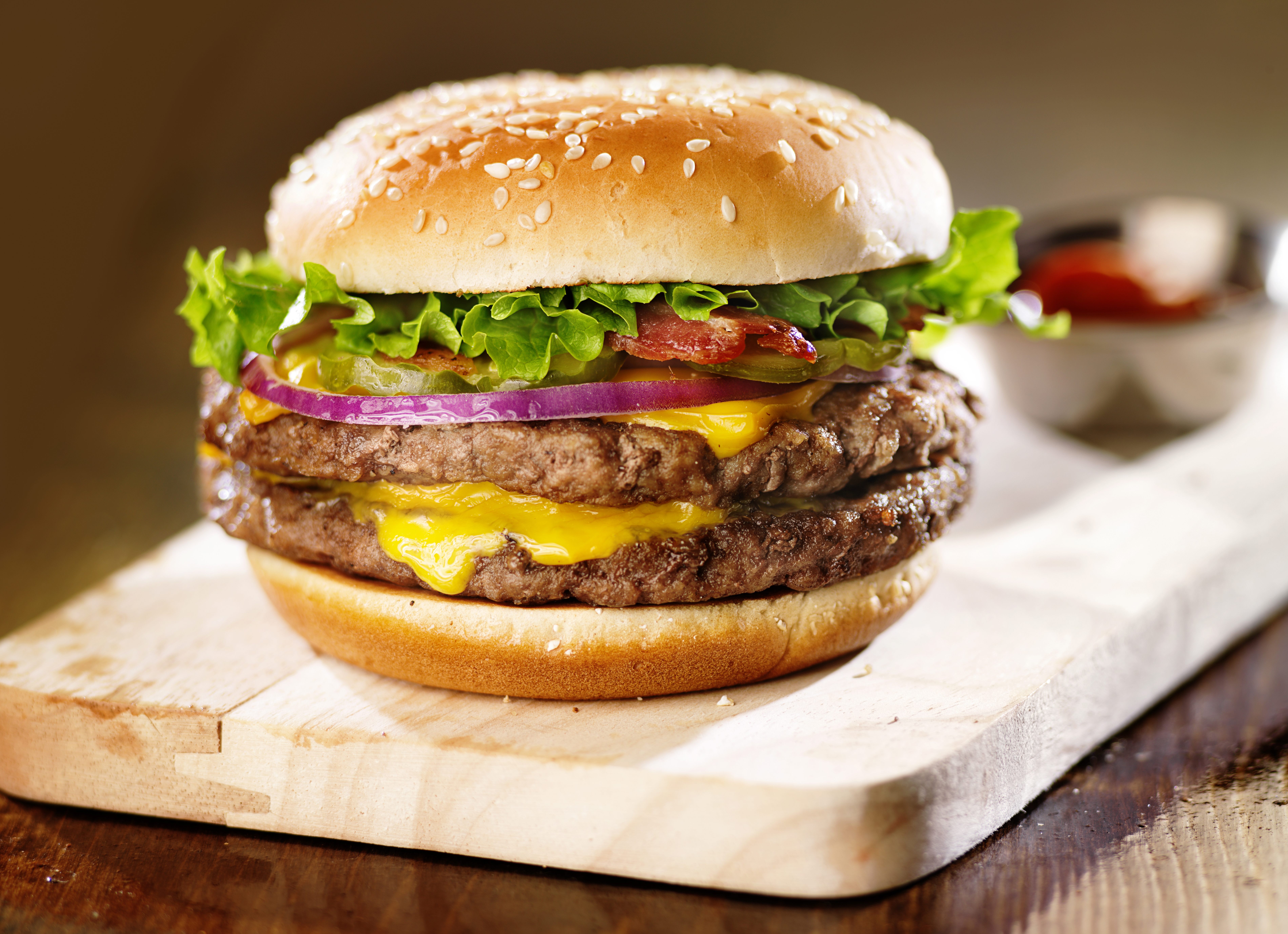 burger king bacon double cheeseburger