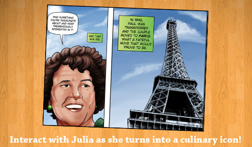 Hang Out With Julia Child In This Interactive Comic Book App