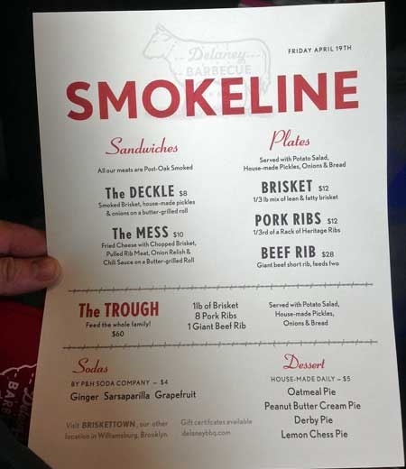 BrisketTown's SmokeLine Opens on the High Line